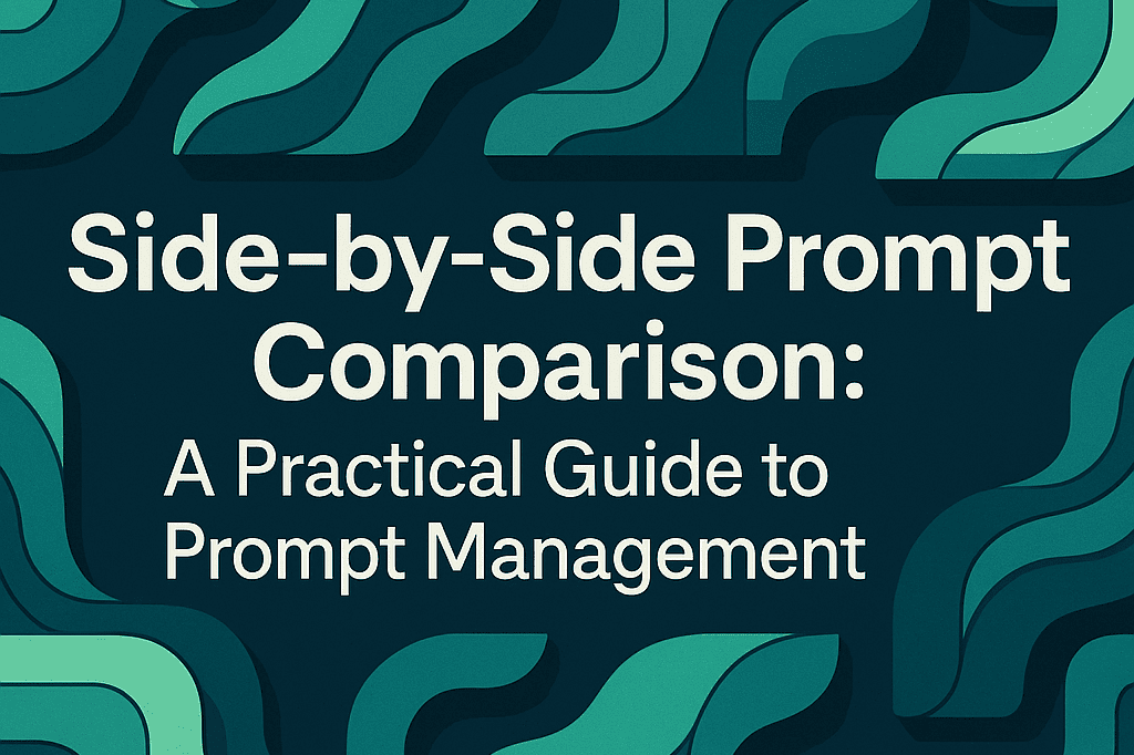 Side-by-Side Prompt Comparison: A Practical Guide to Prompt Management