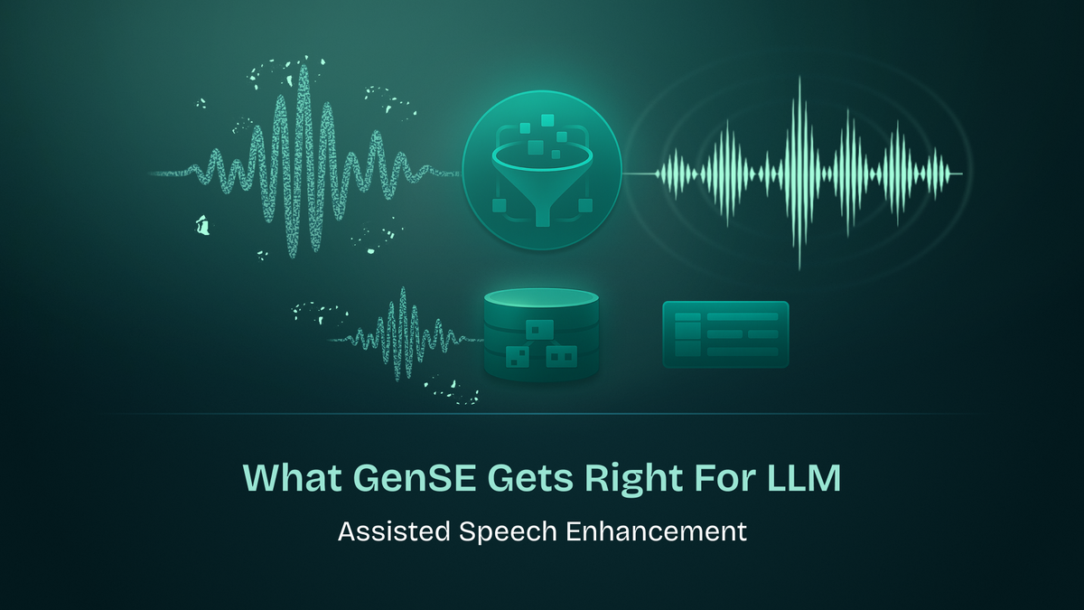 What GenSE Gets Right For LLM-Assisted Speech Enhancement